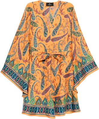 Etro Femme, Robes, Multicolore, Taille: 36 FR Mini Robe Blousante
