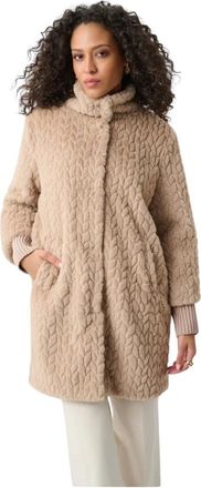 Joseph Ribkoff Femme, Vestes, Beige, Taille: 42 FR Manteau LDS