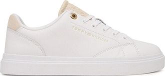 Tommy Hilfiger Sneakers Th Feminine Cupsole Monogram FW0FW09606 Wei&szlig;