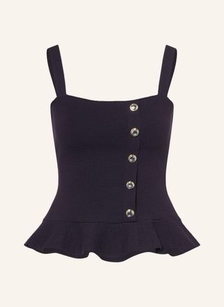 Claudie Pierlot Claudie Pierlot Stricktop Mit Volants blau