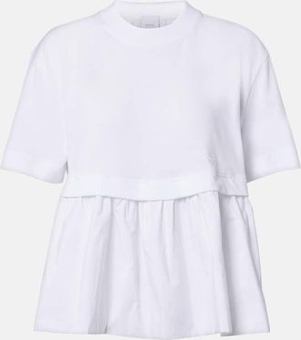 Patou T-shirt en coton et faille