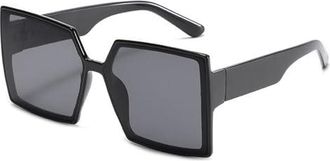 Generic Lunettes De Soleil Carrées À Grande Monture For Hommes, For Les Vacances, Déplacements, Le Sport, For Femmes(Black)