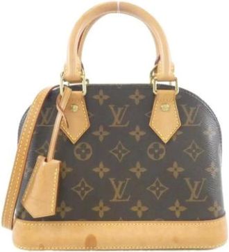 Louis Vuitton Sac &agrave; main vintage en toile pr&eacute;-poss&eacute;d&eacute; - Femme - Pre-owned - Brun - Taille: ONE Size