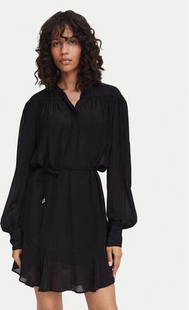 HUGO BOSS Hemdkleid Dassandra 50564726 Schwarz Relaxed Fit