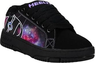 HEELYS Chaussures à talon roulé pour homme, galaxie noire, pointure 48