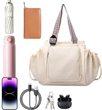 Generic Sac &agrave; langer pour femme, sac de voyage pour femme, sac &agrave; dos de voyage pour berceau, sac &agrave; dos de navetteur avec poign&eacute;es, sac &agrave; bandouli&egrave;re multi-com