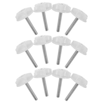 Angoily 12 St&uuml;ck Verstellbare M&ouml;belf&uuml;&szlig;e mit M8 Gewindeschraube Schwenkbare M&ouml;belnivellierf&uuml;&szlig;e aus Robustem Material Ger&auml;uschd&auml;mpfend mit Filzgleitern f&uuml;r Tisc