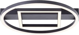 Brilliant Leuchten led Deckenleuchte Maureen 24W, warmweiß, grau Deckenlampen & Kronleuchter