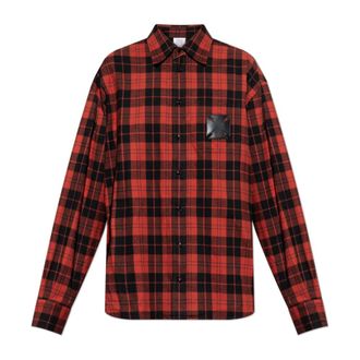VETEMENTS Homme, Chemises, Rouge, Taille: XS Chemise &agrave; Carreaux