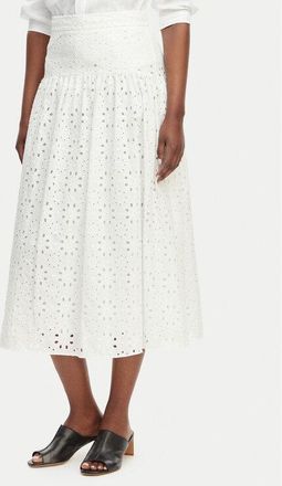 Marella Maxirock Ballo 2615101042 Wei&szlig; Regular Fit