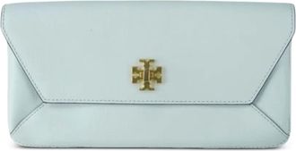 Tory Burch pochette en cuir - Bleu