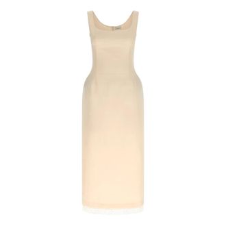 Magda Butrym 19 Midikleid - - Dresses - Damen - Beige - S