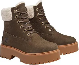 Timberland Recycled Leather Lace-Up Boot - Brown