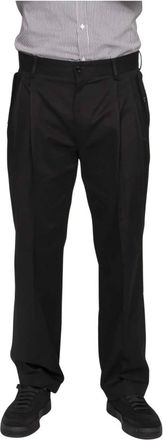 Dolce & Gabbana Homme, Pantalons, Noir, Taille: XL Pantalone