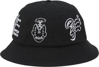 Obey Bedruckter 6-Panel Bucket Hat - - Accessories - Herren - Schwarzk - ONE SIZE