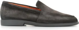 Santoni Homme, Chaussures, Gris, Taille: 44 EU Mocassins Malibu &agrave; enfiler