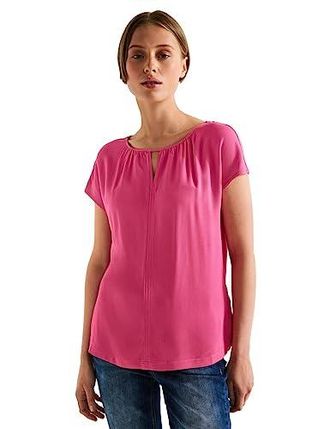 Street One A320130 T-Shirt d&eacute;t&eacute;, Framboise/Rose, 38 Femme