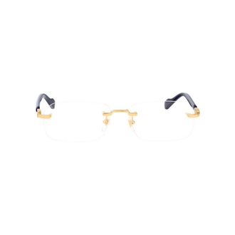 Gucci Gg1221O Rechteckige Optische Brille - - Accessories - Herren - Gelb - 56 MM