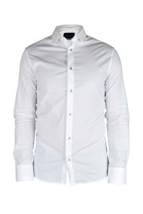 Philipp Plein LS Skull Hemd Weiß