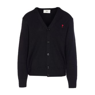 Ami De Coeur Woll-Strickjacke - - Knitwear - Herren - Schwarzk - XL