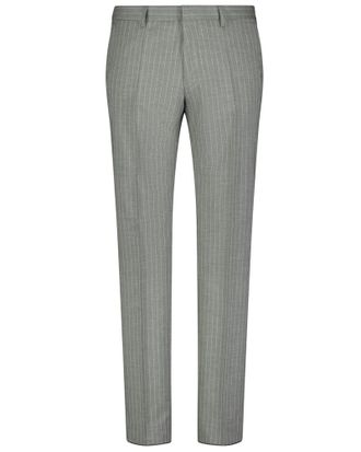 Roy Robson Anzughose aus einem Woll-Mix mit Streifen, Slim Fit in