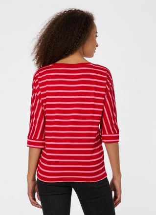 Ragwear 3/4-Arm-Shirt SHIMONA STRIPES Viskosemischung mit gestreifter Optik