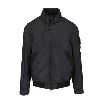 Stone Island Crinkle Reps NY Jacke - - Jackets - Herren - Blau - M