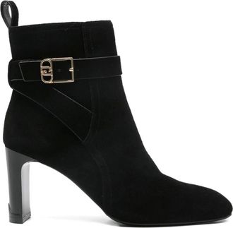 Liu Jo Femme, Chaussures, Noir, Taille: 40 EU Bottines Noires Design Élégant