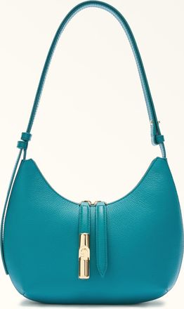 Furla Goccia Schultertasche S Amatore Blue Blau Night-kalbsleder + Sidney-kalbsleder Damen