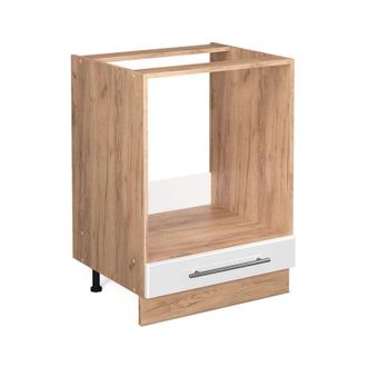 Vicco Meuble pour four Fame-Line, Blanc Haute brillance, 60 cm sans plan de travail Vicco