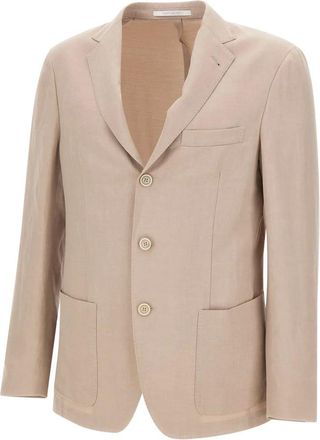 Eleventy Homme, Vestes, Beige, Taille: S Blazer crois&eacute;