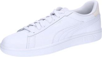 Puma Unisex Smash 3.0 L Baskets, Puma White Rosebay Puma Silver, 40.5 EU