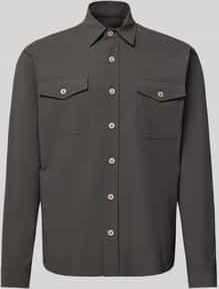 Cruna Hemdjacke mit Knopfleiste