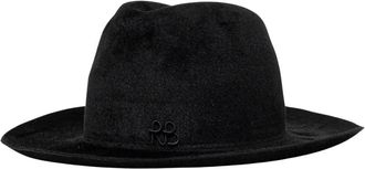 Ruslan Baginskiy Chapeau Fedora - Femme - Accessoires - Noir - Taille: S