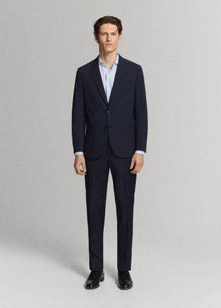 Mango Chemise costume slim fit 100 % coton bleu ciel - Homme - XL - MANGO MAN