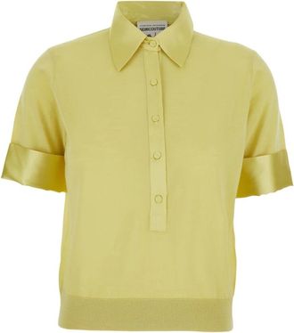 Semicouture Femme, Tops, Jaune, Taille: 42 FR Polo Chemises