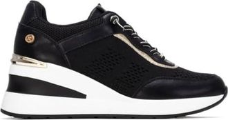 Xti Sneakers Femme Noir - Chaussures Confortables et polyvalentes - Mode d&eacute;contract&eacute;e - Mod&egrave;le 14544702 (Taille36)