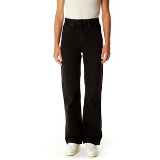 Nudie Jeans Wide Leg High Waist Jeans - - Jeans - Damen - Schwarzk - W25 L32