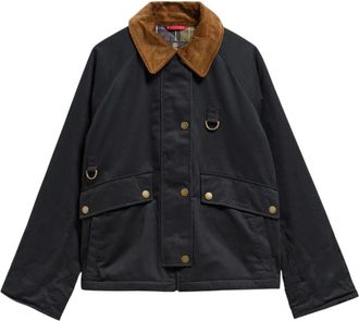 Barbour Veste D&eacute;contract&eacute;e Daphne - Femme - Vestes - Noir - Taille: 40 FR