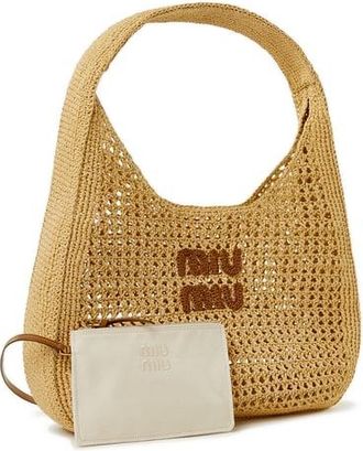 Miu Miu Sac cabas en raphia