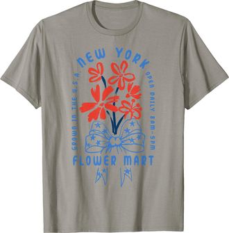 Trendy Apparel New York Flower Mart Grown In The USA T-Shirt