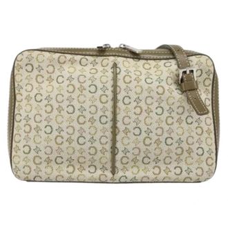 Celine Pre-owned Canvas Vintage Umh&auml;ngetasche - - Pre-owned - Damen - Gr&uuml;n - ONE SIZE