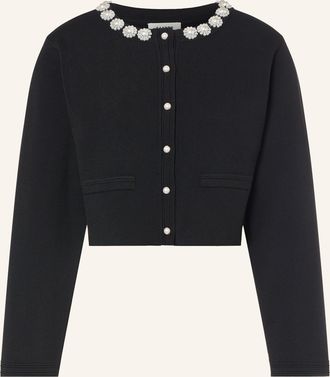 Sandro Sandro Strickjacke Mit Schmuckperlen schwarz