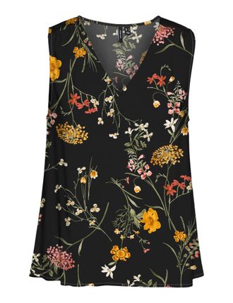 Vero Moda Vmeasy Joy S/L V-Neck Top WVN Ga