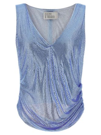 Giuseppe Di Morabito Womens Blue Polyamide Tank Tops