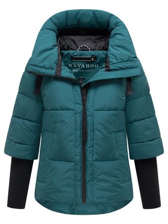 Navahoo Damen Winter Steppjacke Lotusherz XIV - warm, funktional & urban
