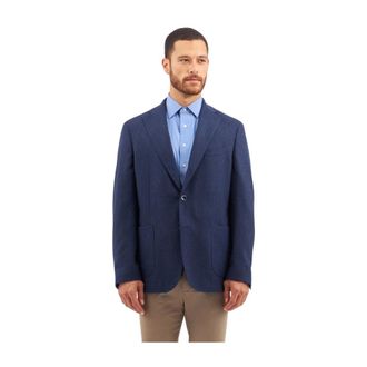 Brooks Brothers Marineblauer Woll-Kaschmir-Blazer - - Jackets - Herren - Blau - 3XL