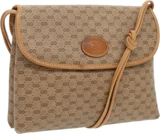 Gucci Pre-owned Toile sacs-gucci - Femme - Pre-owned - Beige - Taille: ONE Size