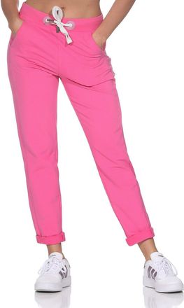 Elbsand Brinja Damen 7/8 Hose, Sweathose, gerade Schnittform