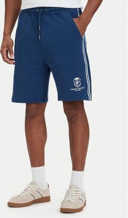Tommy Hilfiger Sportshorts Crest Embroidery MW0MW42878 Blau Relaxed Fit